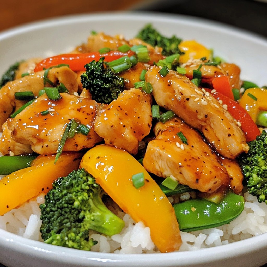 Sriracha Honey Chicken Stir Fry Quick and Tasty Meal - Recipe Website