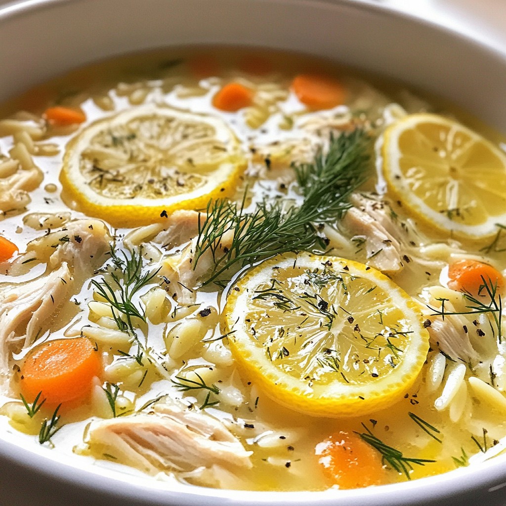 Greek Lemon Chicken Soup Refreshing and Simple Recipe - Recipe Website