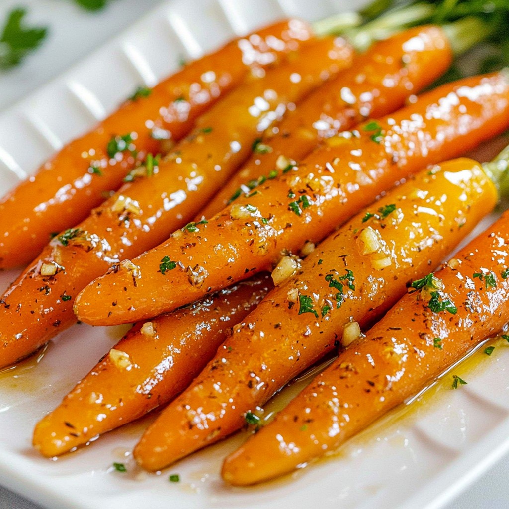 Honey Garlic Glazed Carrots Simple and Delicious Treat - Recipe Website