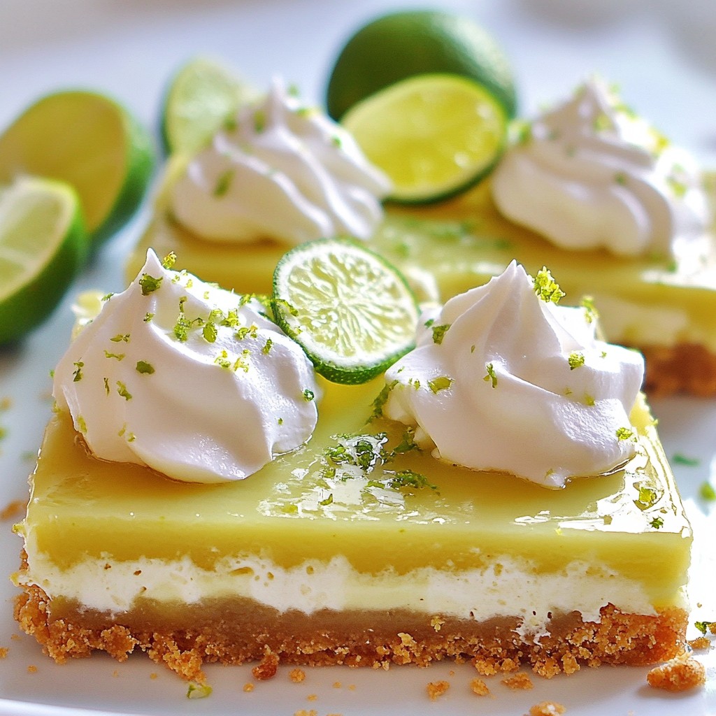 Key Lime Pie Bars Refreshing and Easy Dessert Recipe - Recipe Website